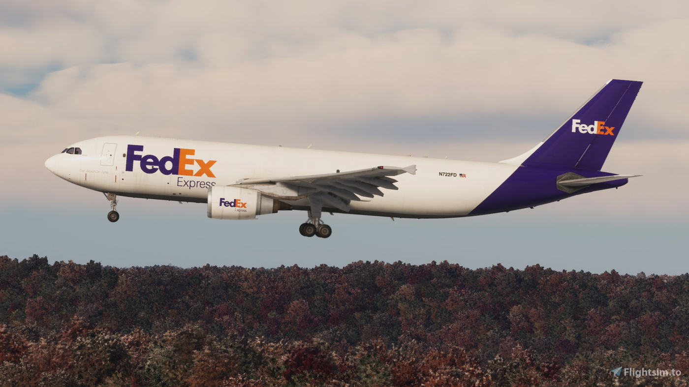 FedEx (N722FD & N664FE) 8K & 4K - IniBuilds A300 Freighter for ...