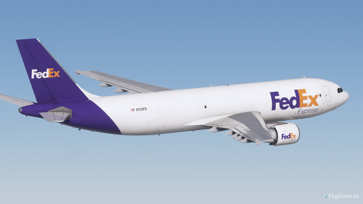 FedEx (N722FD & N664FE) 8K & 4K - IniBuilds A300 Freighter for ...