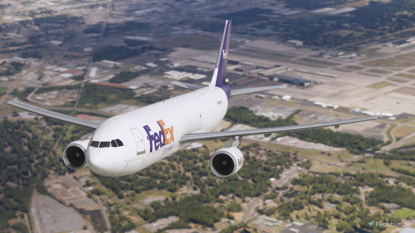 FedEx (N722FD & N664FE) 8K & 4K - IniBuilds A300 Freighter for ...