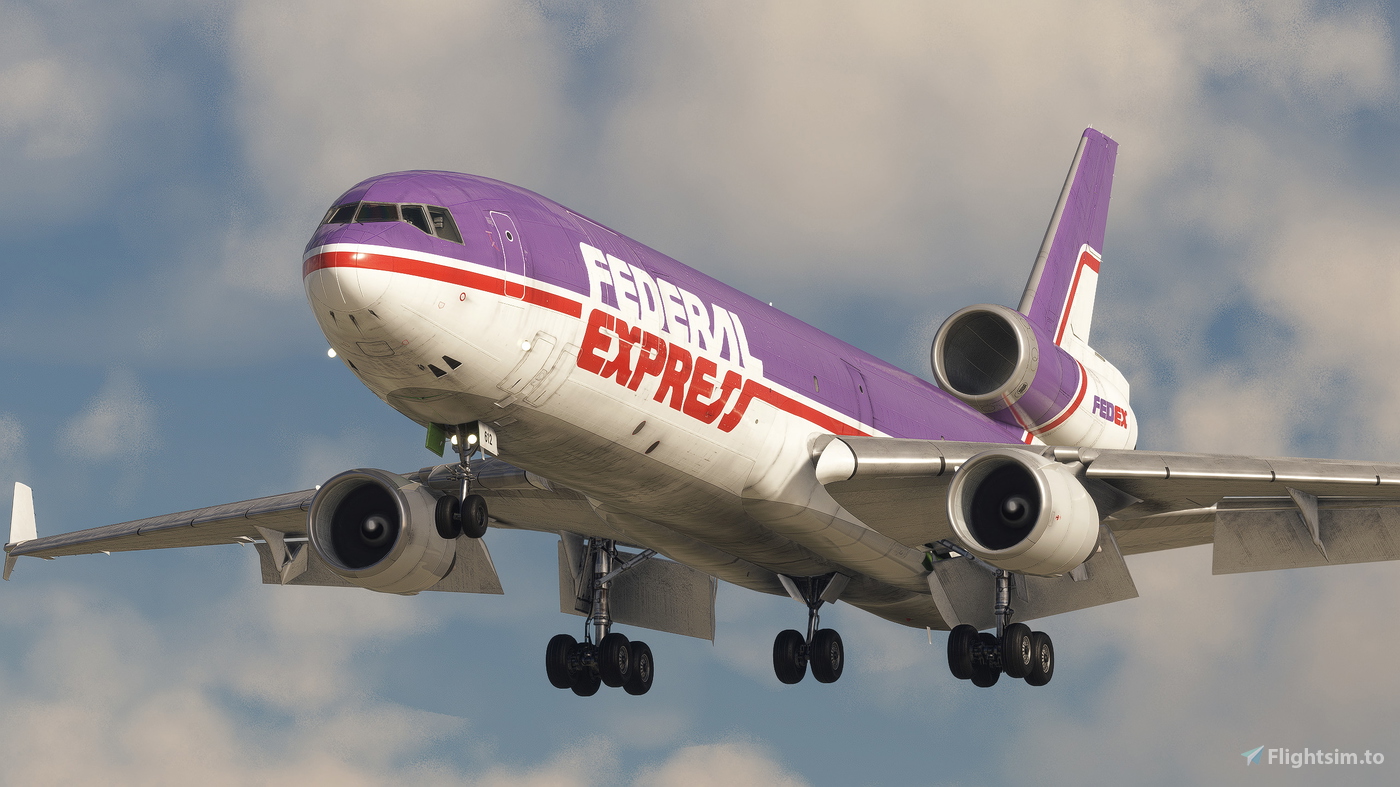 FedEx (Old / Purple Colors) - TFDi MD-11 BCF 对于 Microsoft Flight ...