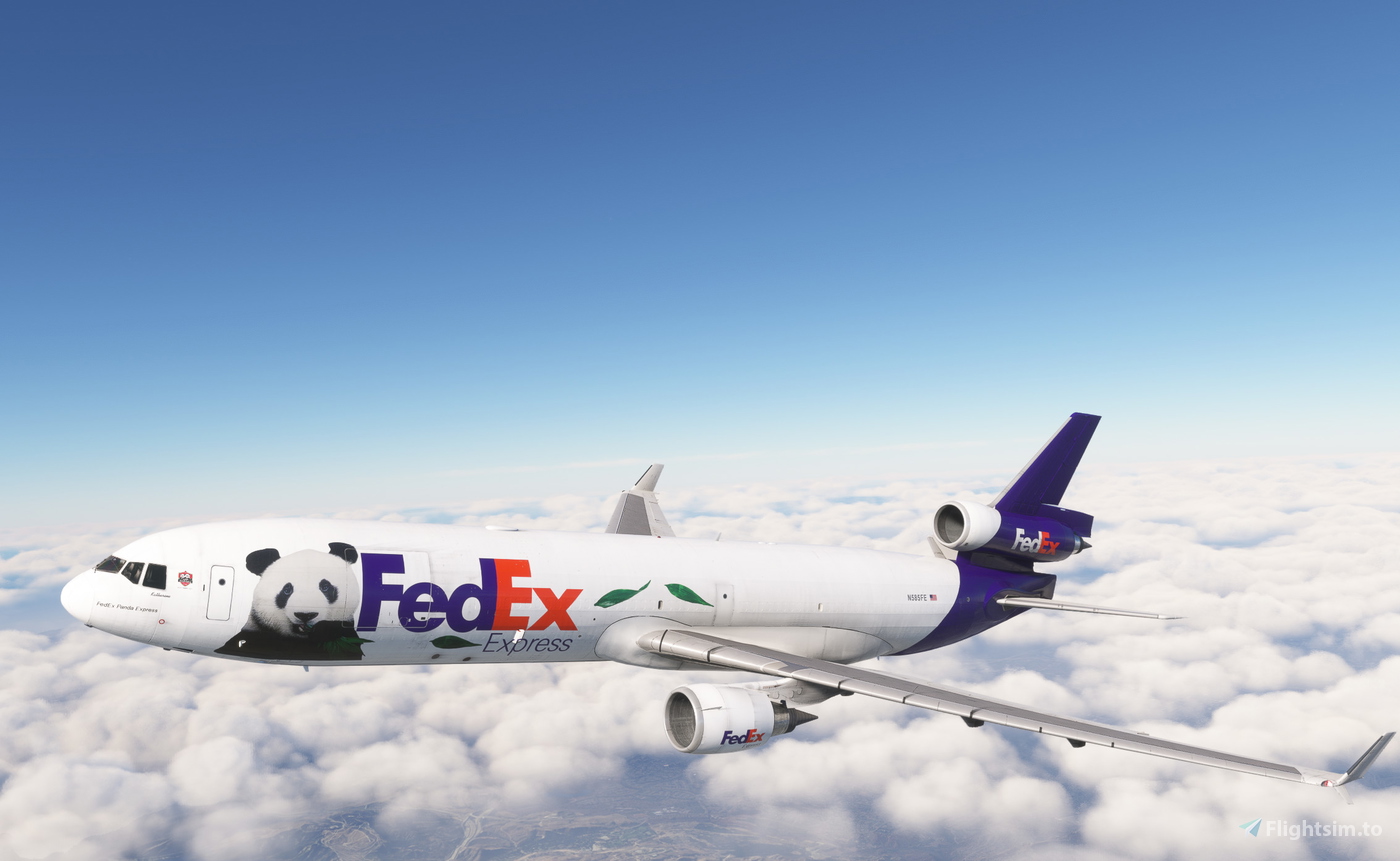 Fedex Panda Express MD-11F N585FE pour Microsoft Flight Simulator | MSFS