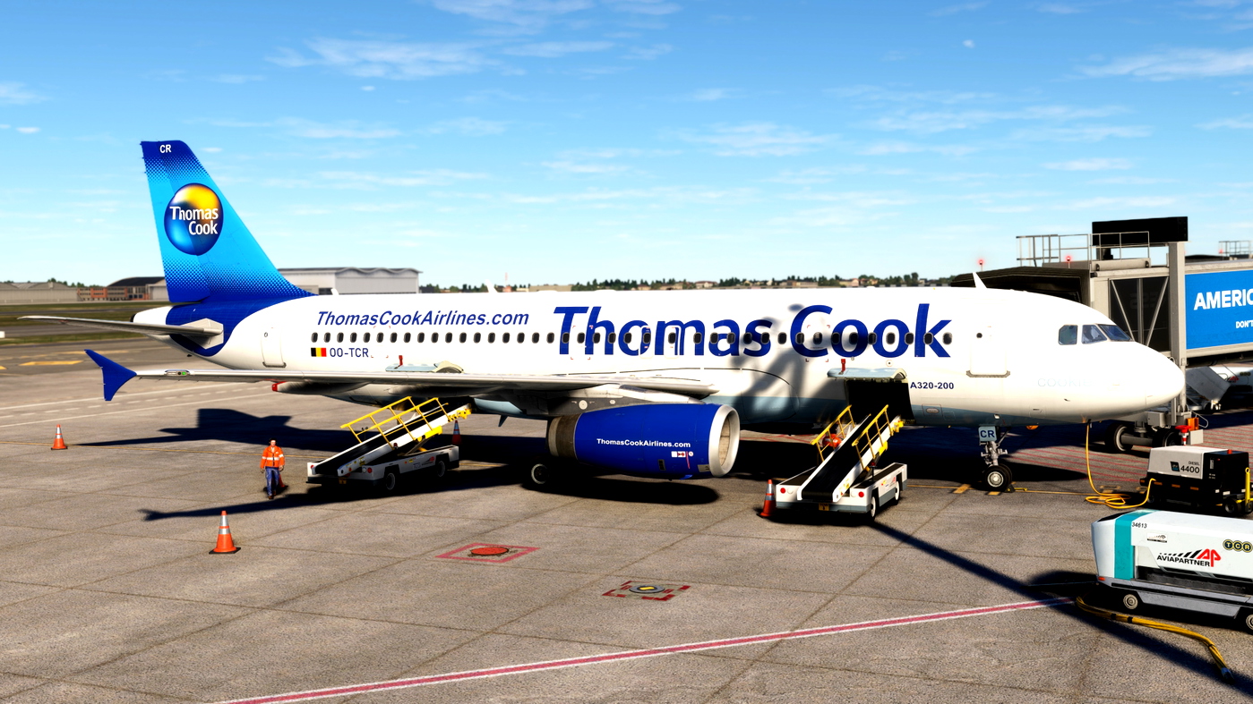Fenix A320 Thomas Cook Belgium OO-TCR for Microsoft Flight Simulator | MSFS