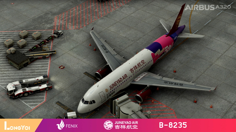 FENIX 320 Juneyao Air 吉祥航空 B-8235 [V2] for Microsoft Flight Simulator ...
