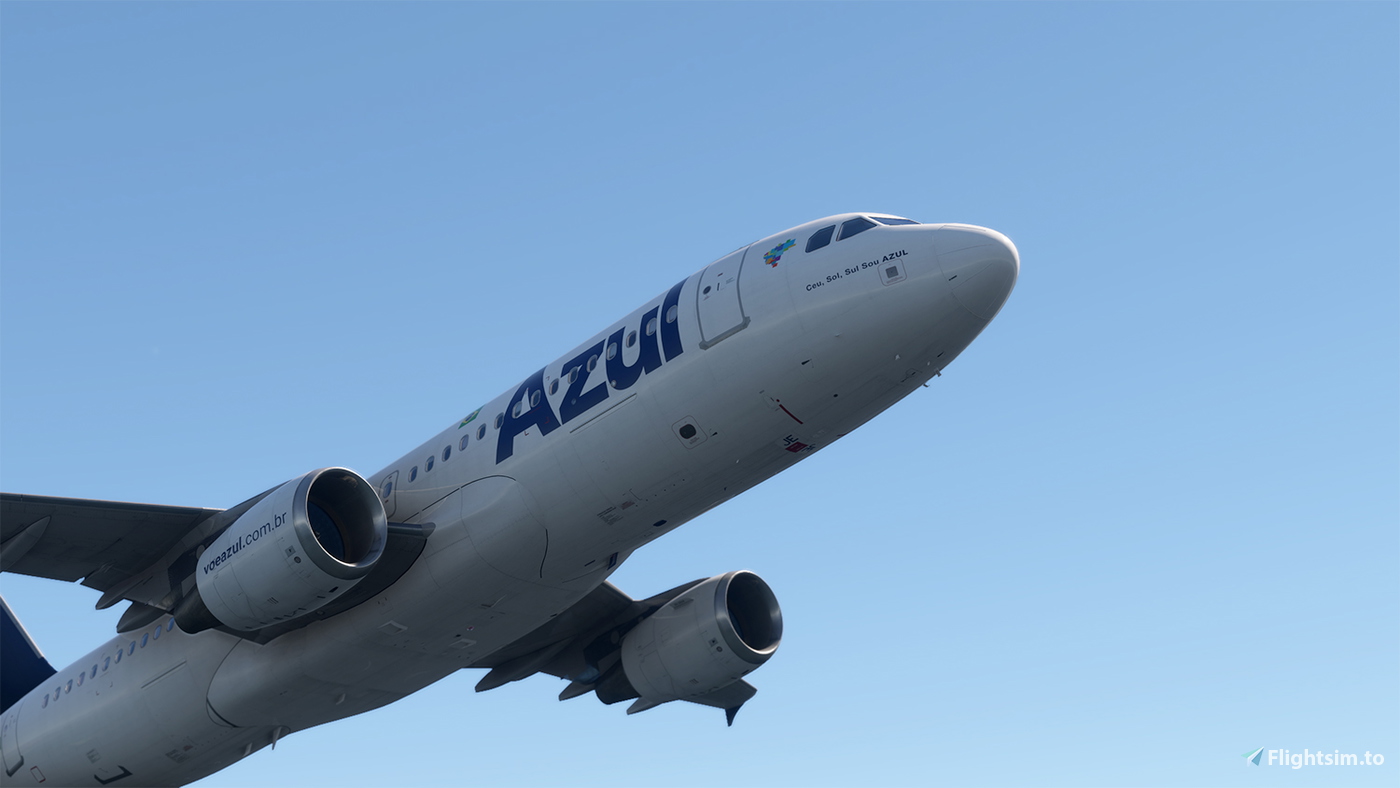 Fenix A320 | Azul Brazilian Airlines (PR-AJE) with Cabin Interior | 8K ...