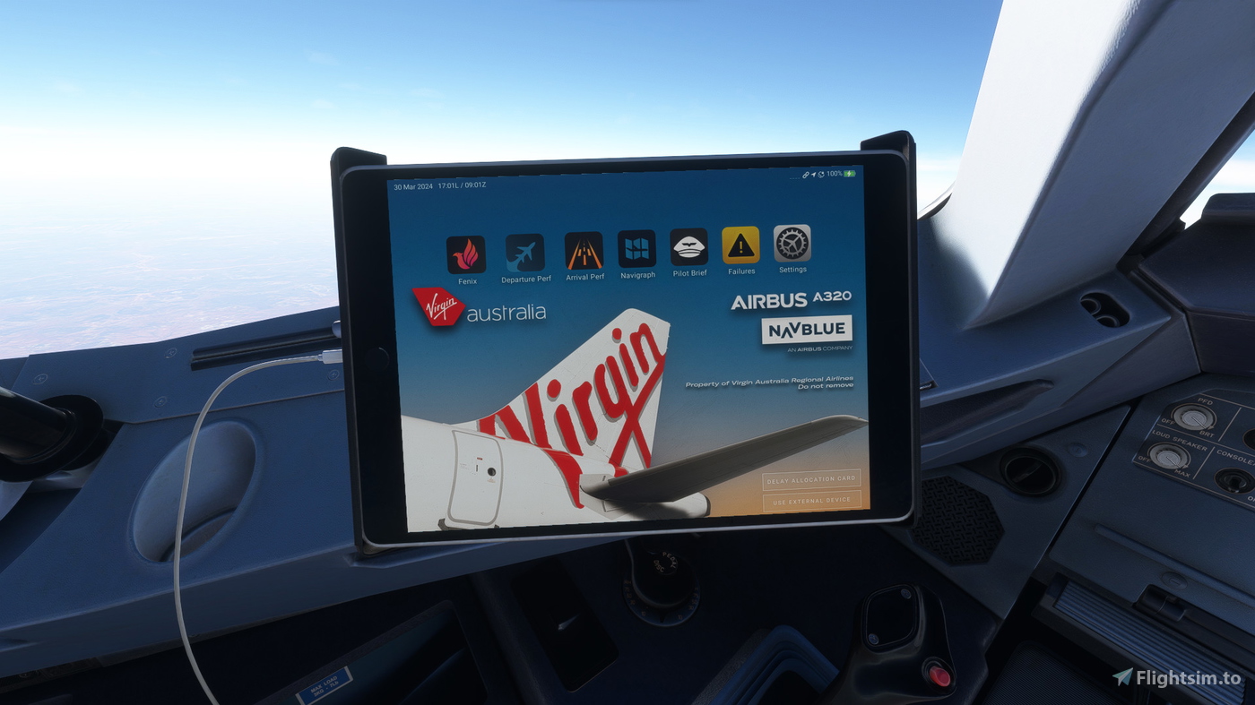 Fenix A320 | EFB Wallpaper - Virgin Australia Regional Airlines per ...