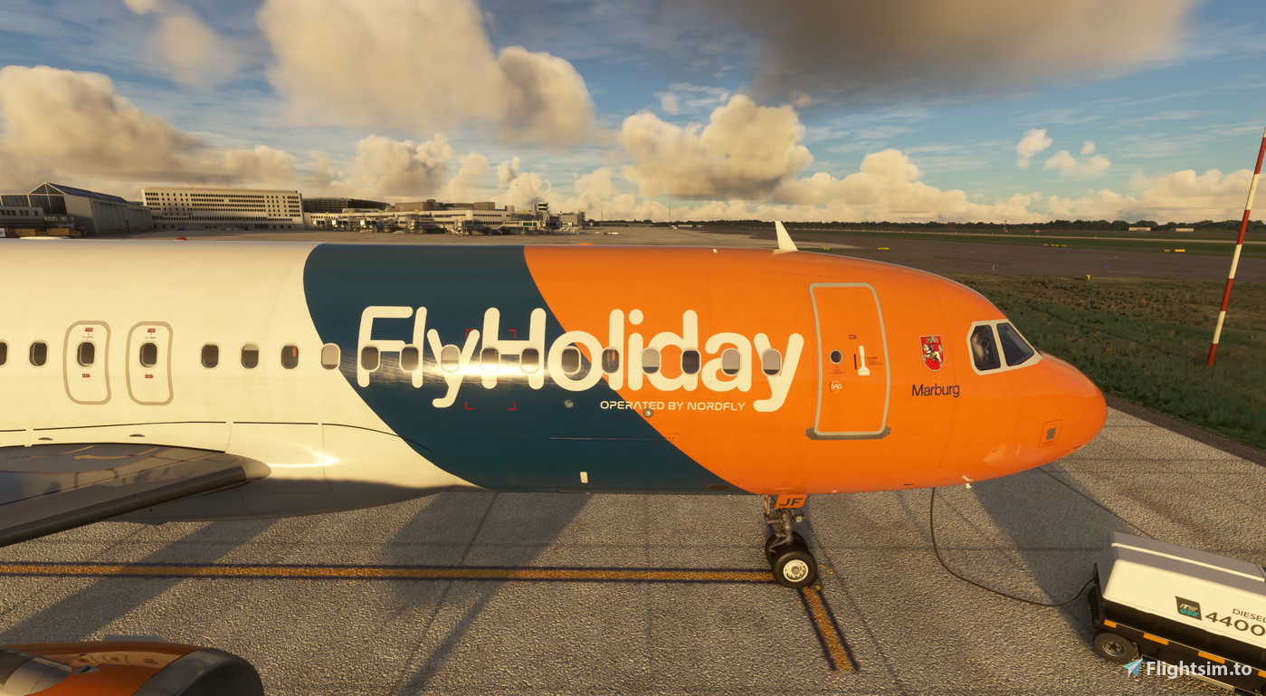 Fenix A320 | FlyHoliday Airlines | TestLivery for Microsoft Flight ...