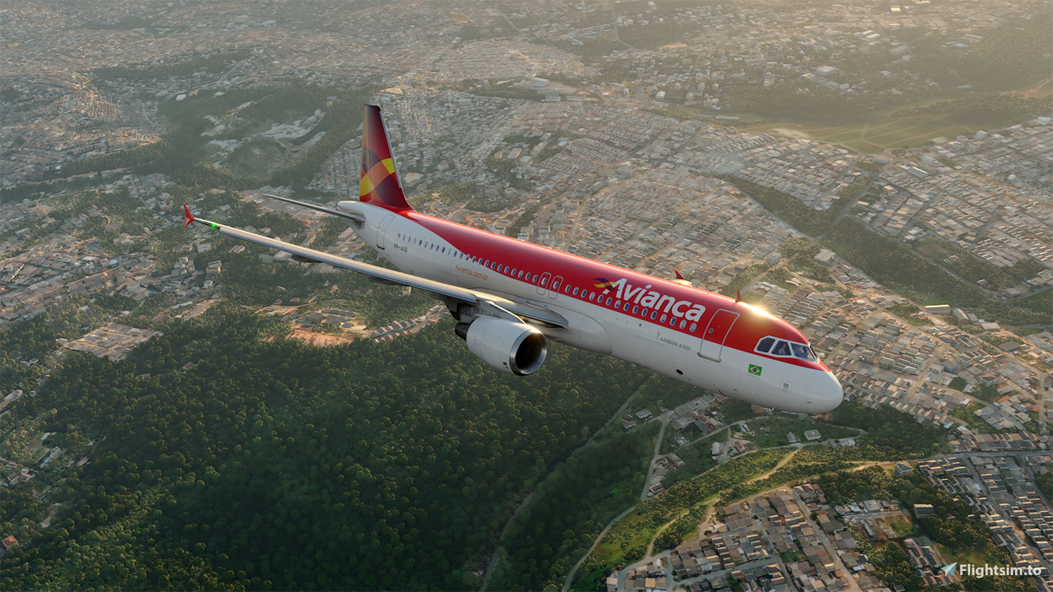 Fenix A320 V2 B2 | OceanAir - Avianca (PR-AVB) with Cabin Interior 8K ...