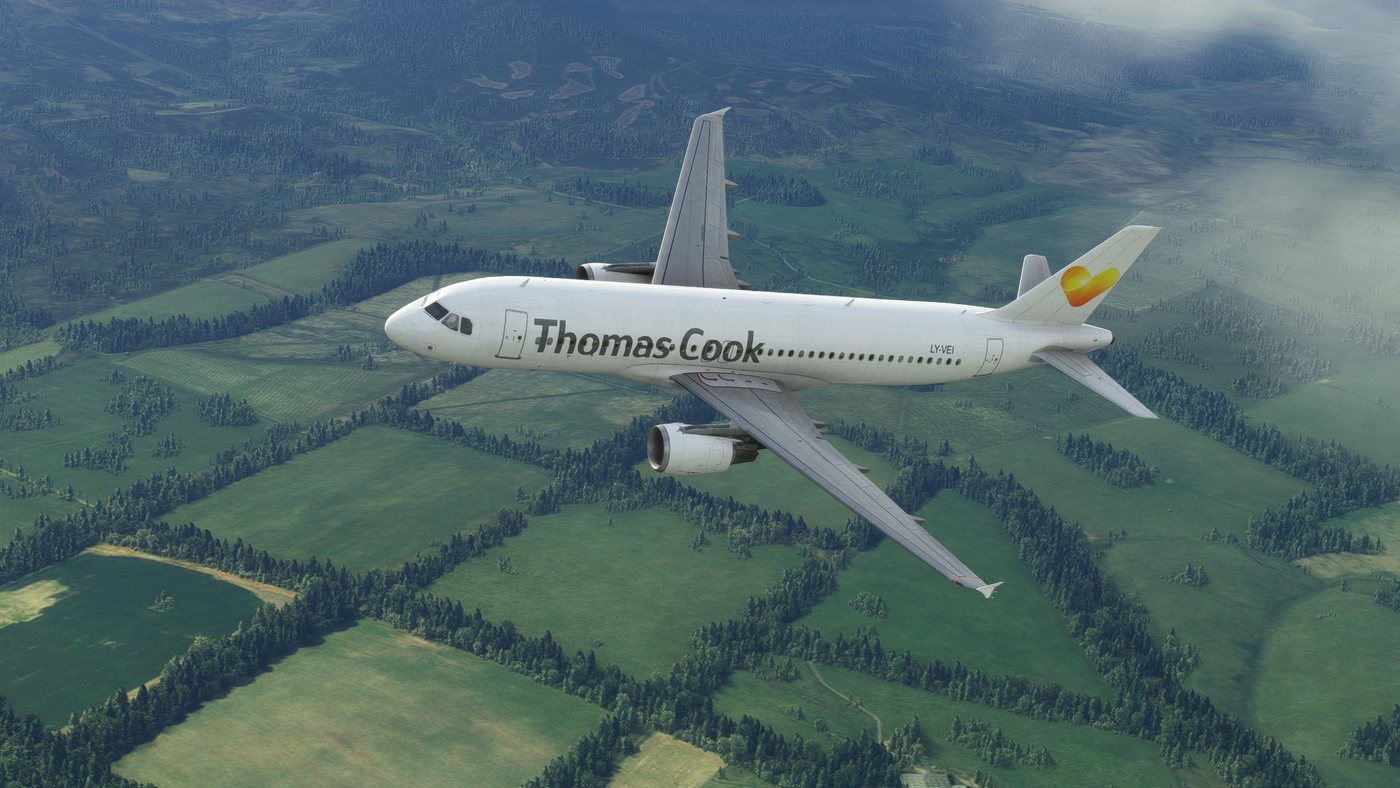 FENIX A320 | Thomas Cook LY-VEI 8K White Livery 对于 Microsoft Flight ...