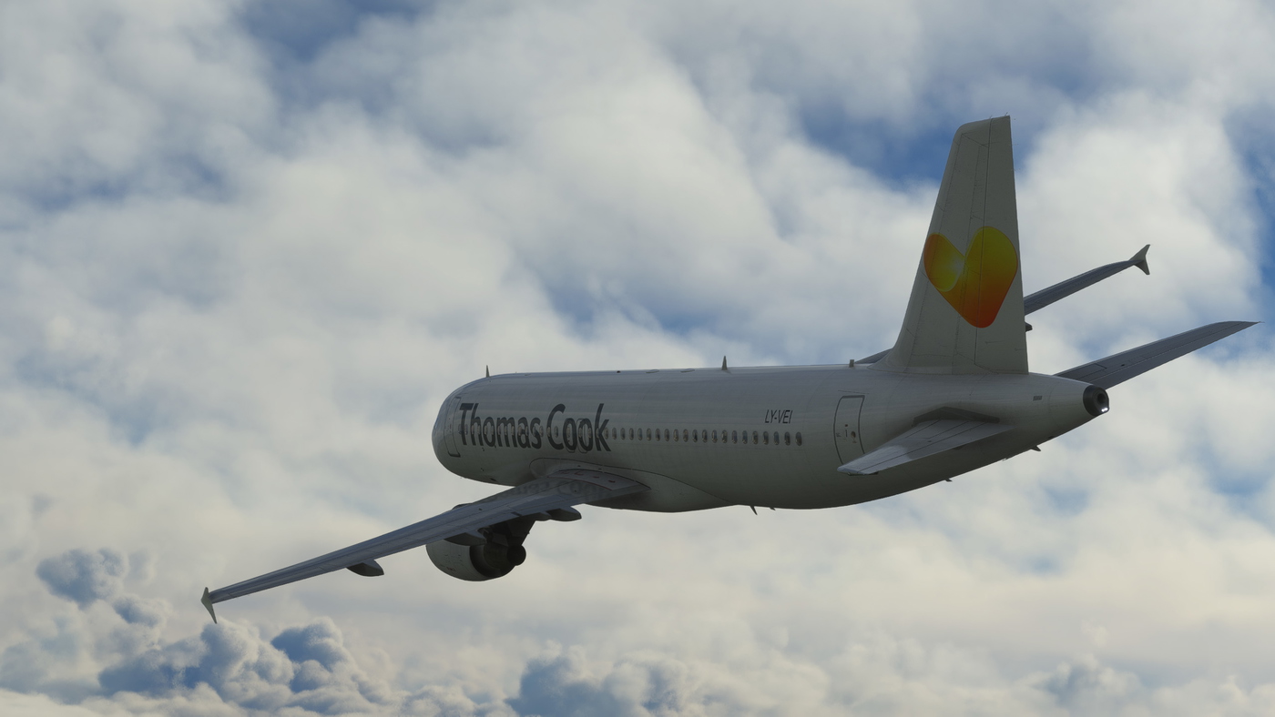 FENIX A320 | Thomas Cook LY-VEI 8K White Livery 对于 Microsoft Flight ...