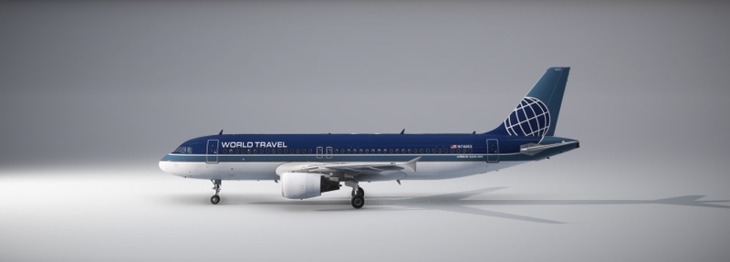 Fenix A320-200 V2 CFM World Travel Airlines Livery (FSX/MSFS Modern ...
