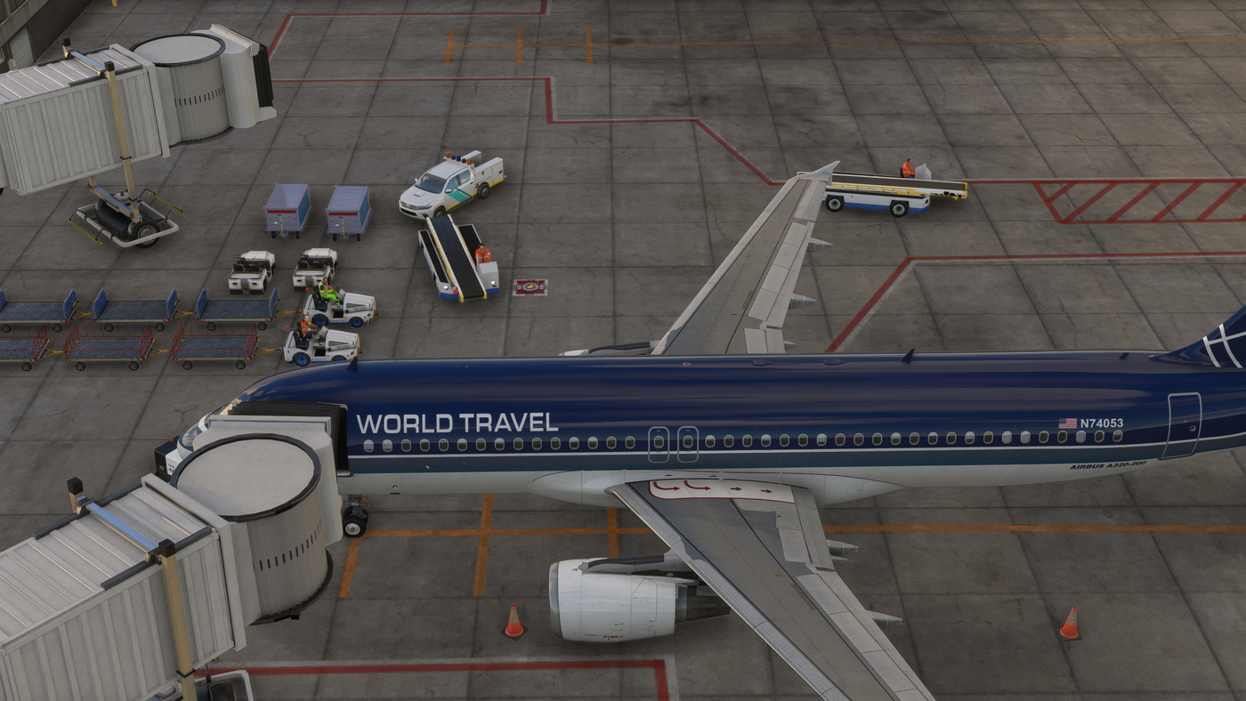 Fenix A320-200 V2 CFM World Travel Airlines Livery (FSX/MSFS Modern ...