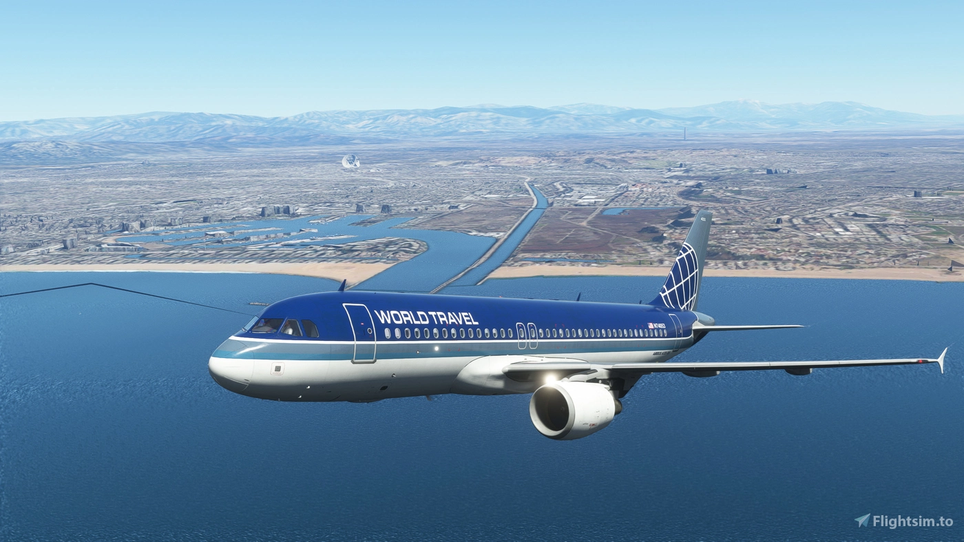 Fenix A320-200 V2 CFM World Travel Airlines Livery (FSX/MSFS Modern ...
