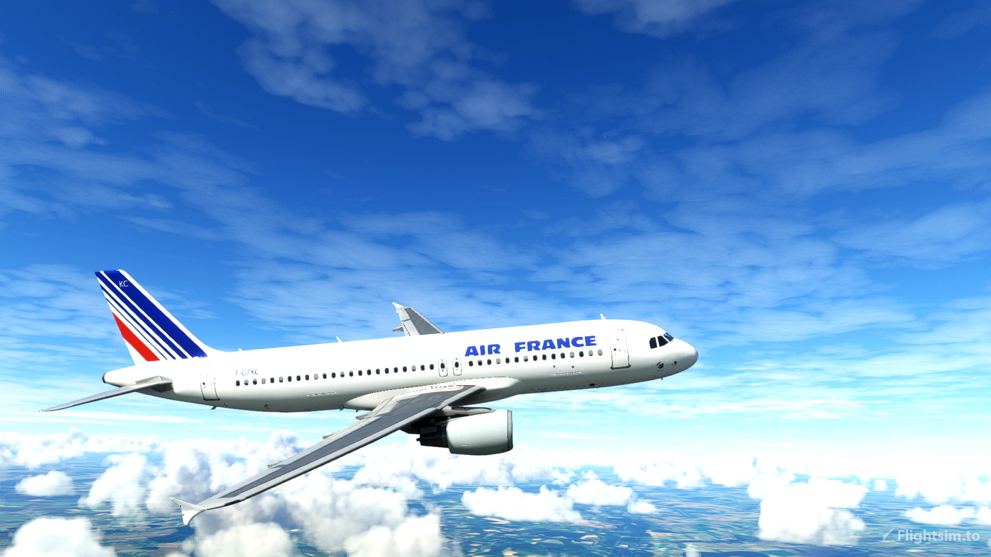 FENIX A320 Air France F-GFKC (Habsheim) 8K pour Microsoft Flight ...