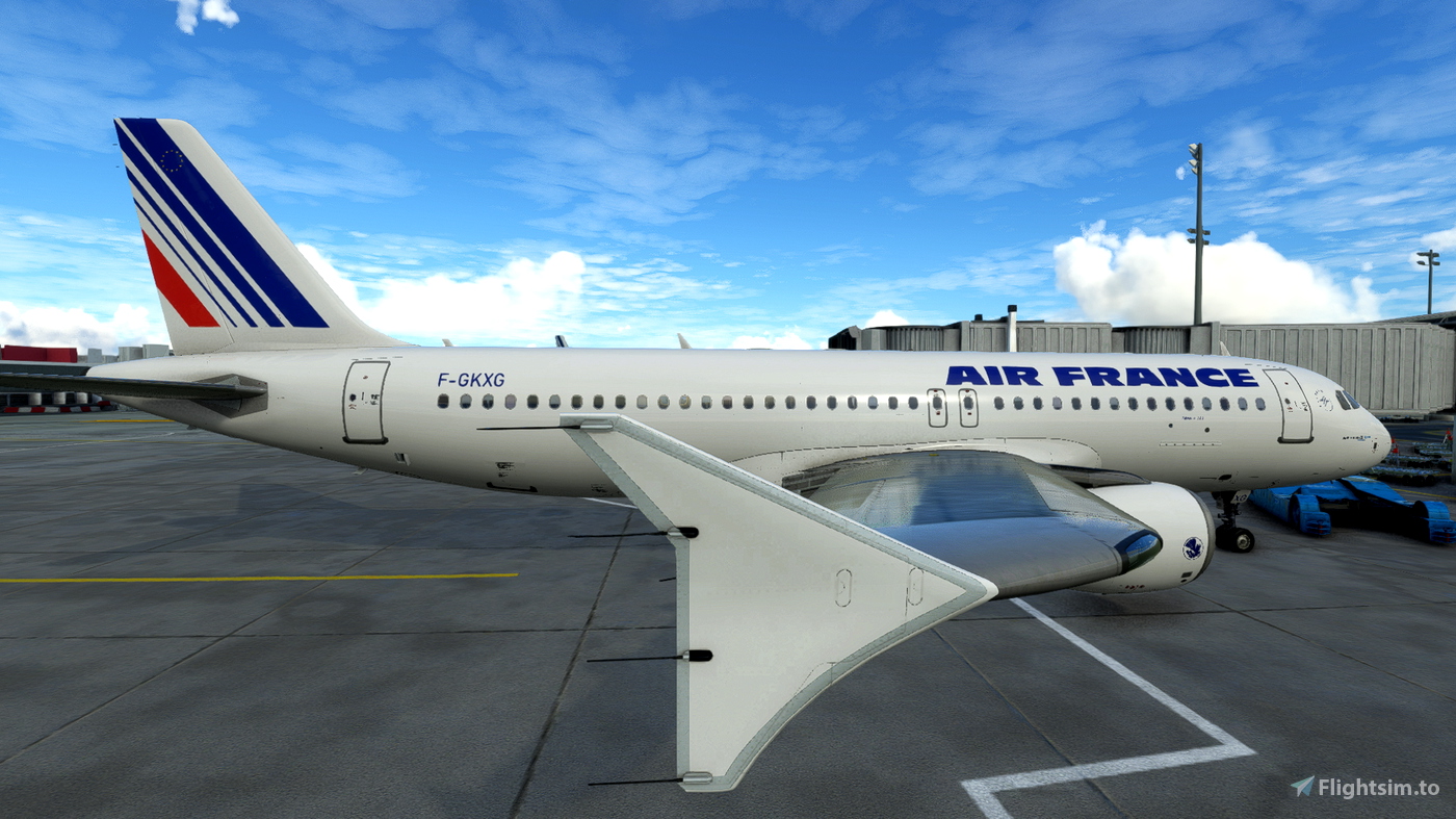 FENIX A320 Air France 1990 F-GKXG 8K pour Microsoft Flight Simulator | MSFS