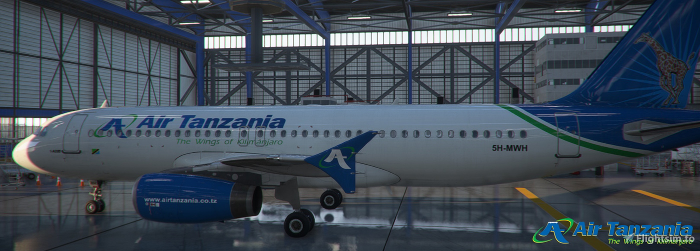 Fenix A320 Air Tanzania 5H-MWH CFM & IAE V2B2 for Microsoft Flight ...