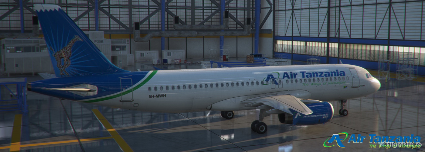 Fenix A320 Air Tanzania 5H-MWH CFM & IAE V2B2 for Microsoft Flight ...