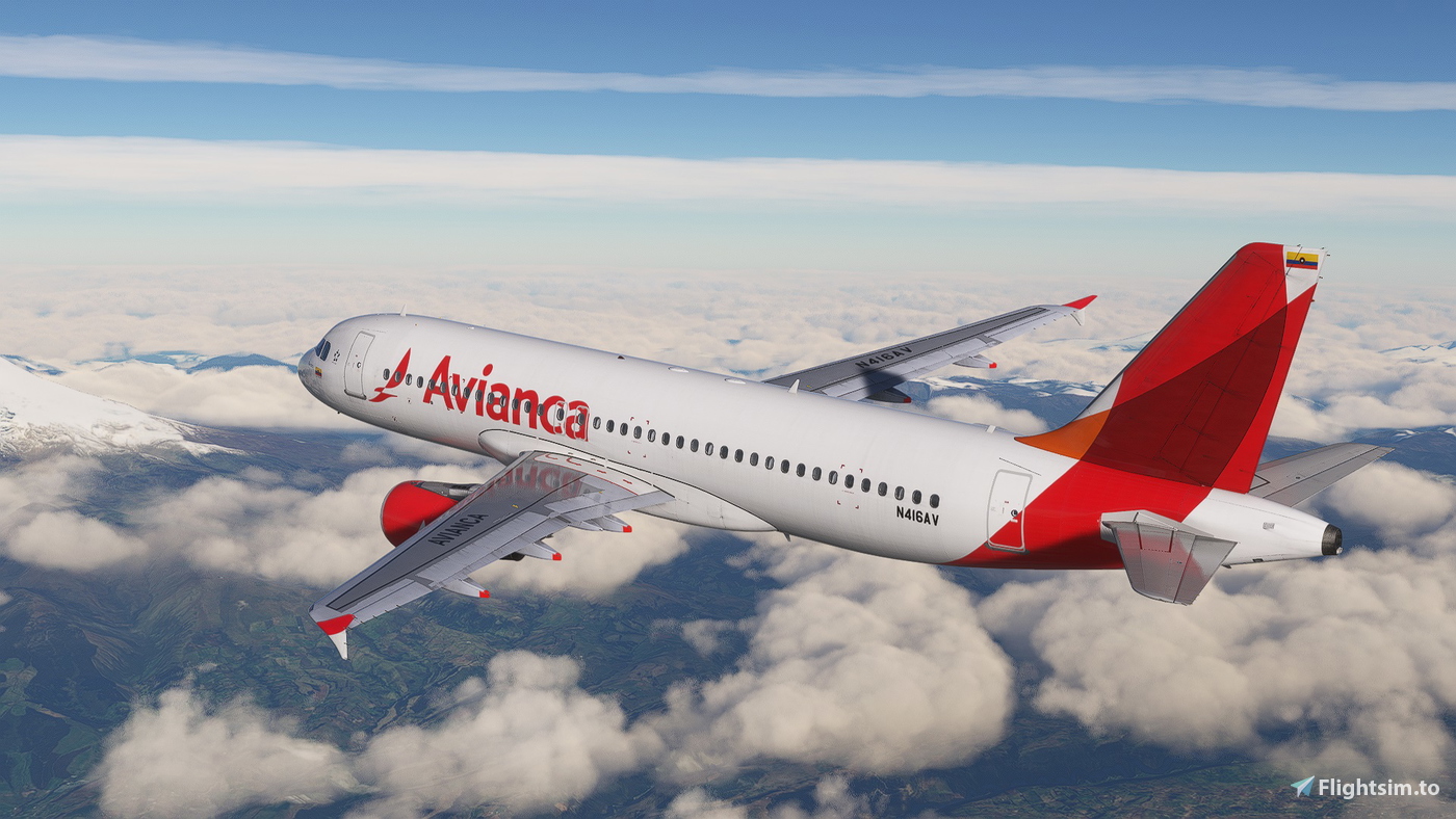 [Fenix A320 Block 2] Airbus A320 Avianca Colombia [4K] for Microsoft ...