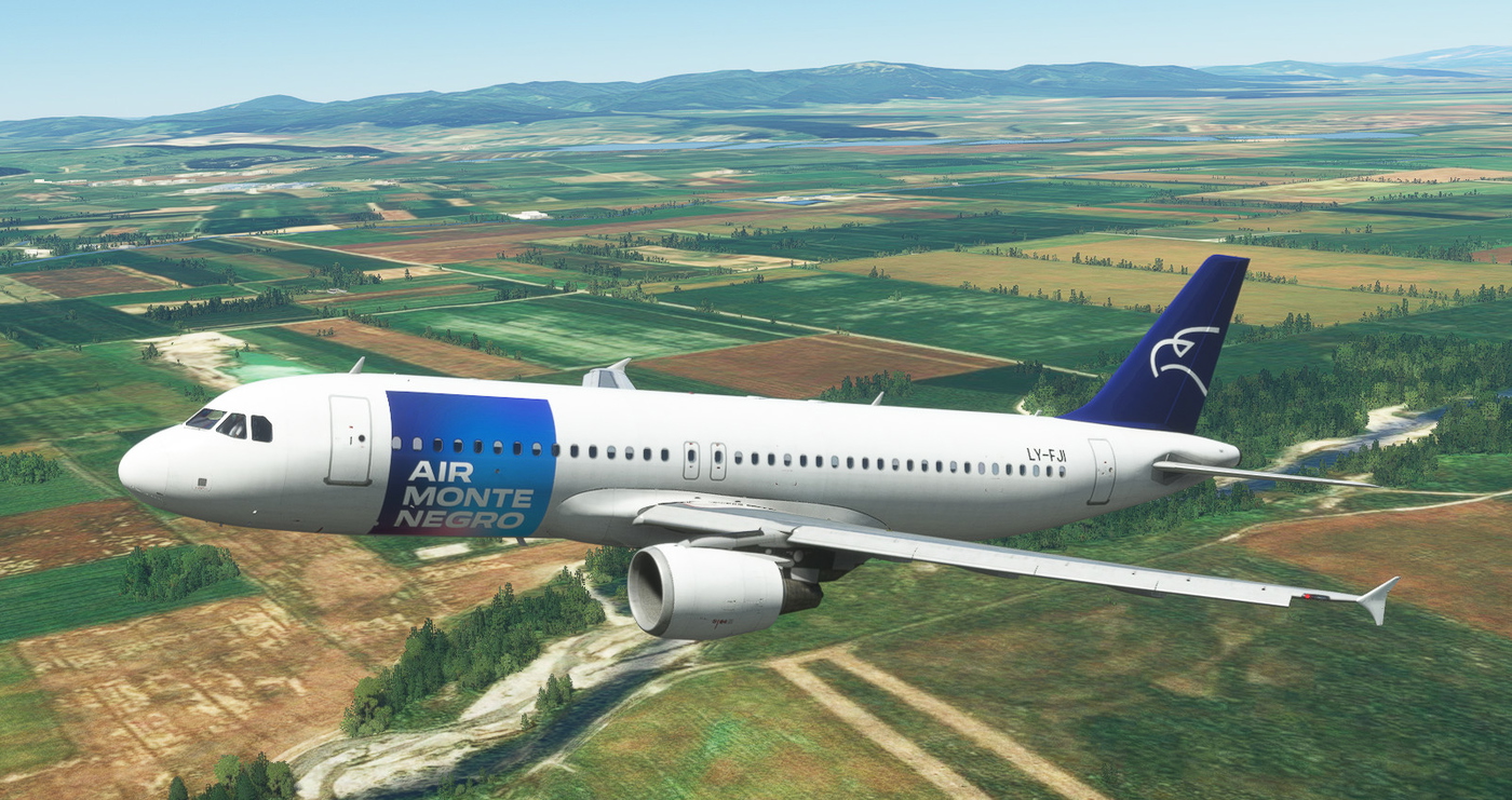 [FENIX A320] AirMontenegro (LY-FJI) for Microsoft Flight Simulator | MSFS