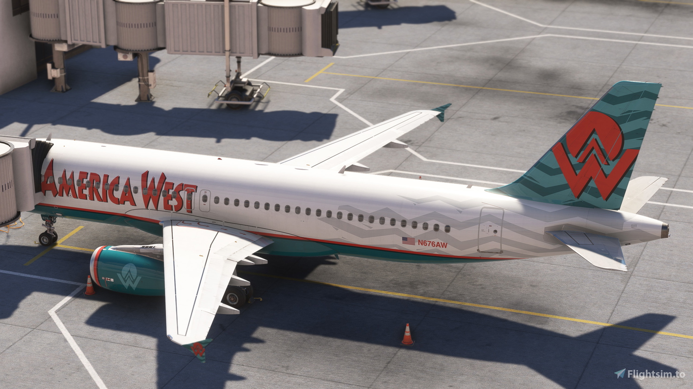 Fenix a320 America West Airlines Pack (N637AW+N676AW) for Microsoft ...