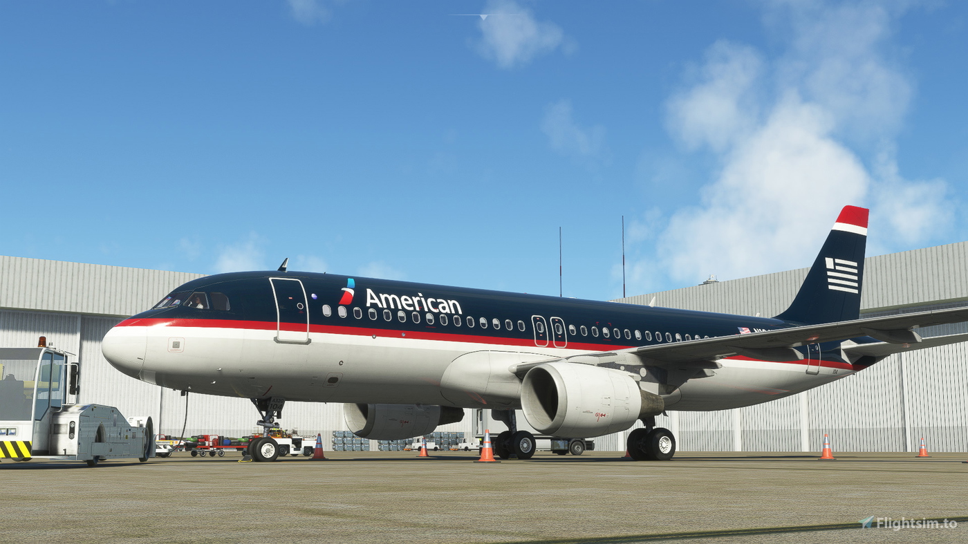 Fenix A320 American Airlines Blue US Airways Heritage (fictional) for ...