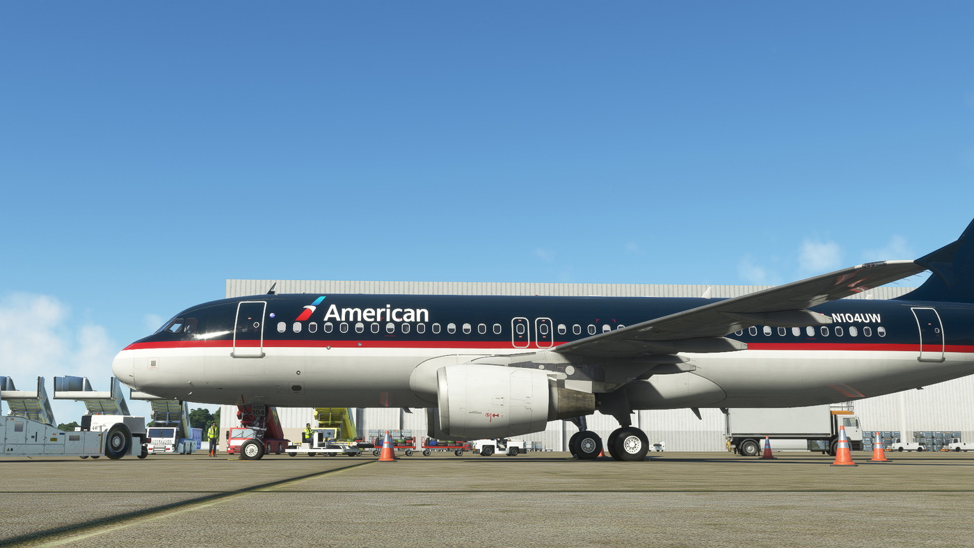 Fenix A320 American Airlines Blue US Airways Heritage (fictional) for ...
