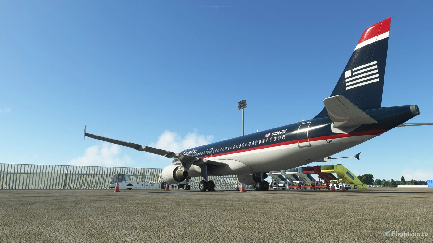 Fenix A320 American Airlines Blue US Airways Heritage (fictional) for ...