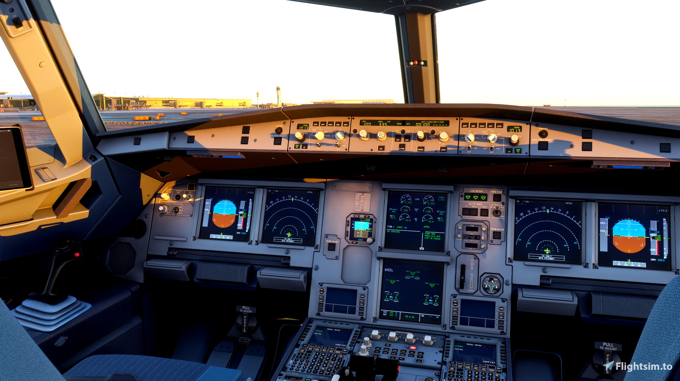 Fenix A320 (B2) -> Clean Cockpit Textures / by Flops for Microsoft ...