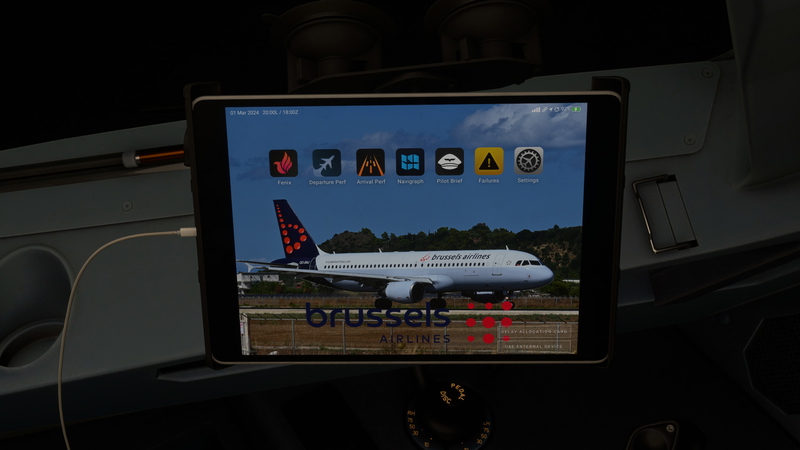 Fenix A320 Brussels EFB for Microsoft Flight Simulator | MSFS