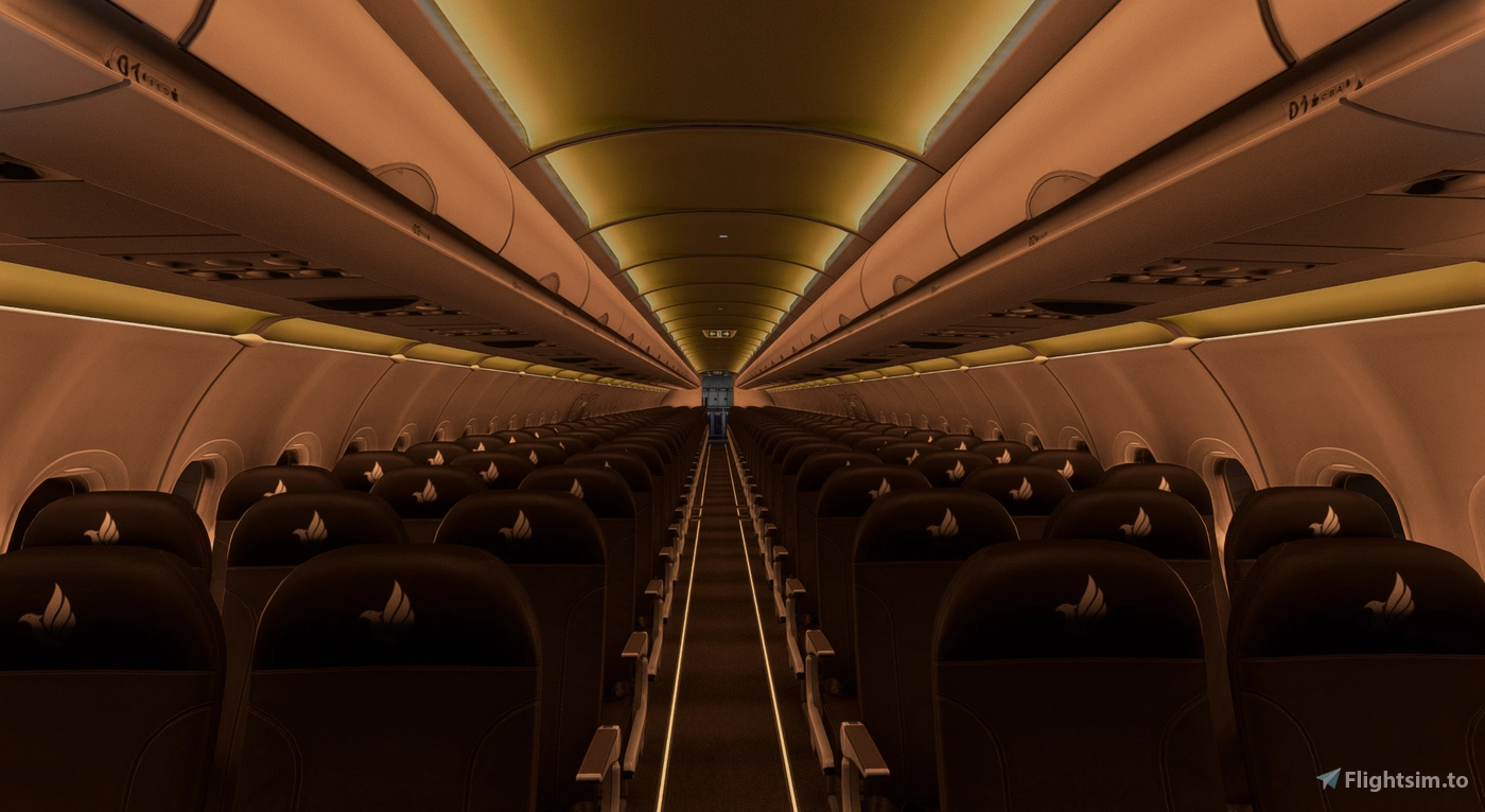 Fenix A320 | Cabin Light for Microsoft Flight Simulator | MSFS