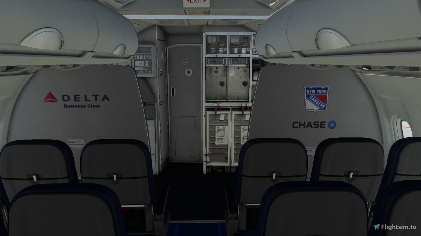 Fenix A320 Delta Air Lines New York Rangers N377NW for Microsoft Flight ...