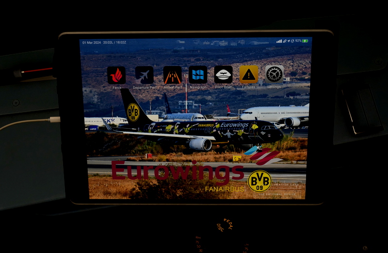 Fenix A320 Eurowings Fanairbus EFB for Microsoft Flight Simulator | MSFS
