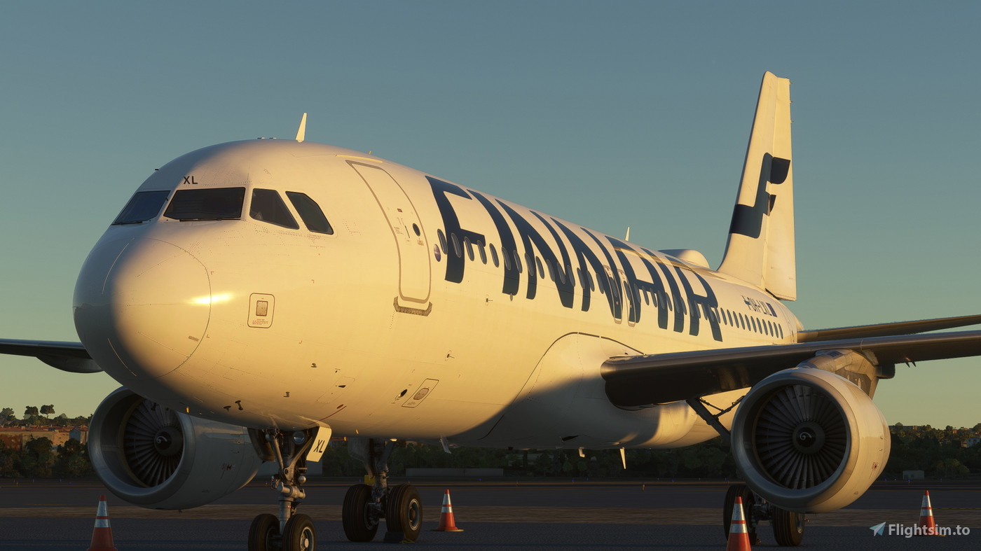 Fenix A320 FINNAIR A320-214. OH-LXK,-LXL,-LXM&MOOMIN100 [4K+8K] .+Cabin/+Announcements for ...