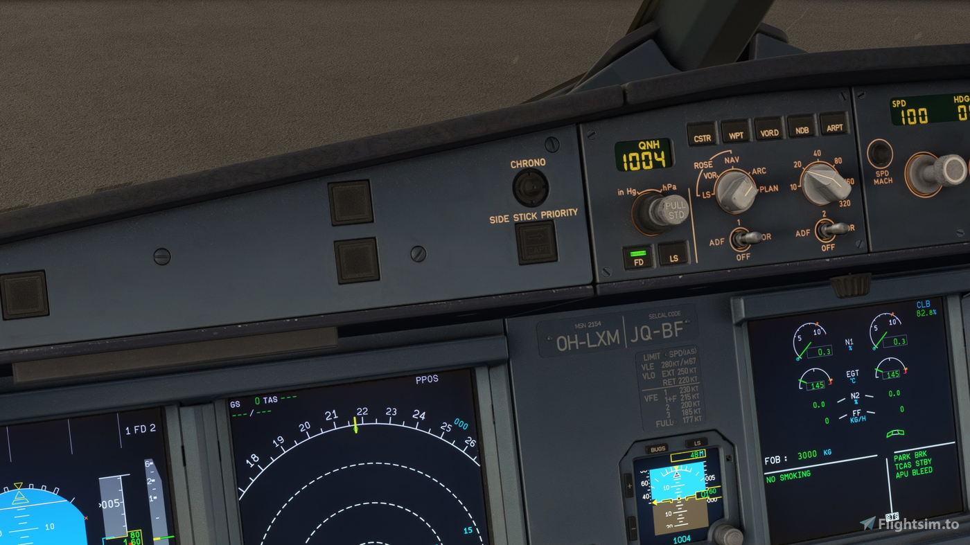 Fenix A320 v2 FINNAIR OH-LXM FINNAIR 100 anniversary A320-214, CFM [4K+8K] + Cabin for Microsoft ...