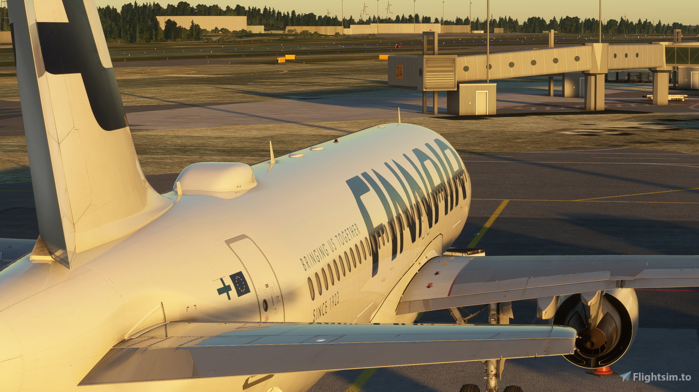 Fenix A320 v2 FINNAIR OH-LXM FINNAIR 100 anniversary A320-214, CFM [4K+8K] + Cabin for Microsoft ...