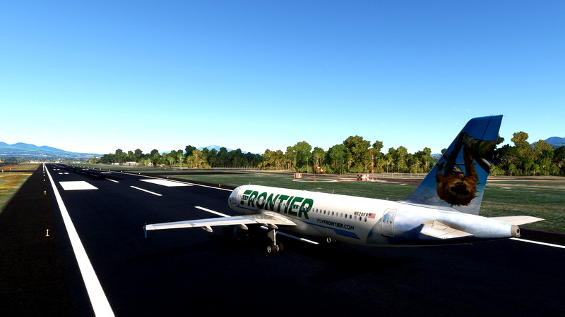 Fenix A320 Frontier Airlines | Tico The Two-Toed Sloth | N620FR (Semi ...