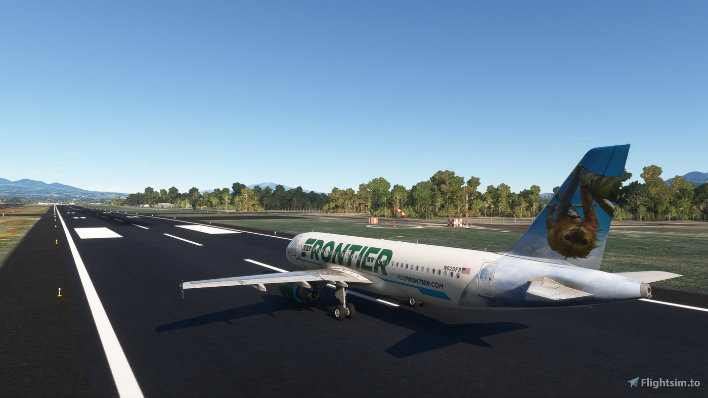Fenix A320 Frontier Airlines | Tico The Two-Toed Sloth | N620FR (Semi ...