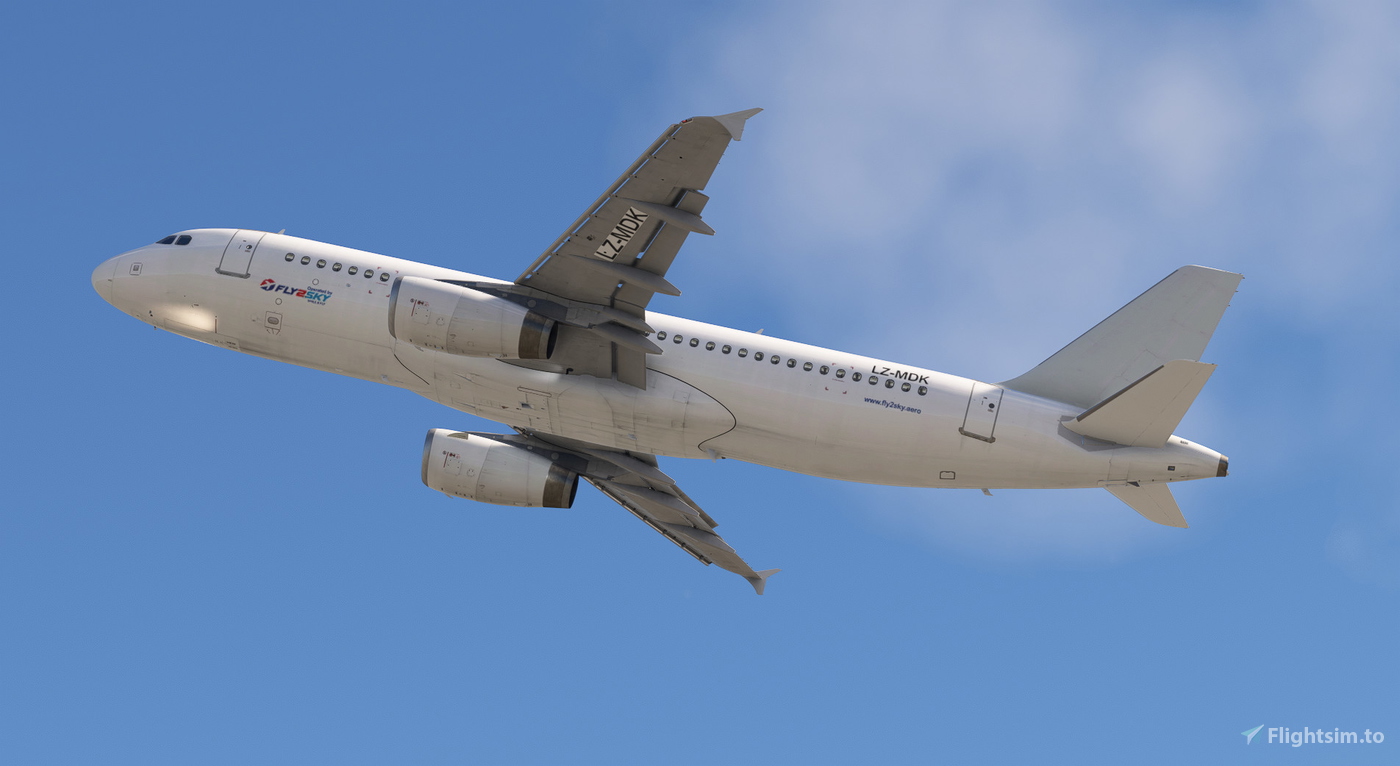 Fenix A320 IAE Fly2sky | LZ-MDK | 4K for Microsoft Flight Simulator | MSFS