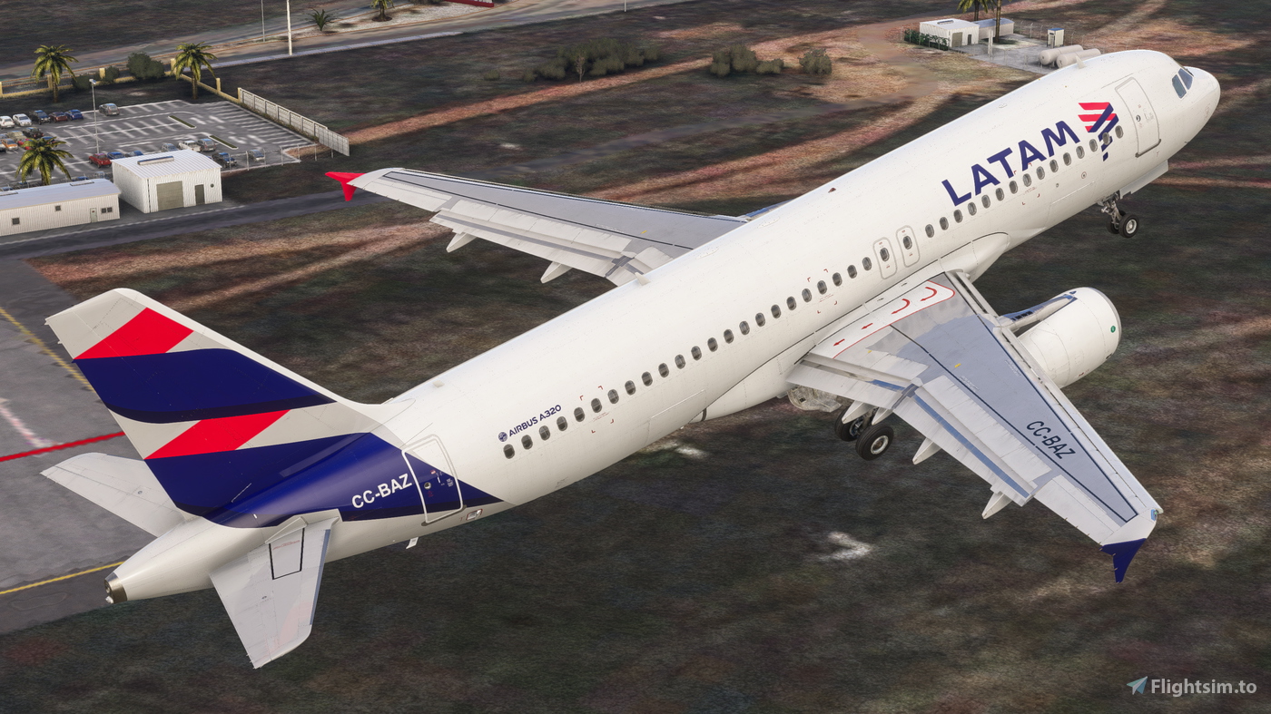 Fenix A320 LAN Airlines CC-BAZ (Block 2) for Microsoft Flight Simulator ...