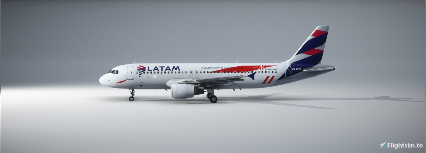 Fenix A320 LATAM CC-CPO fictional FPF for Microsoft Flight Simulator | MSFS