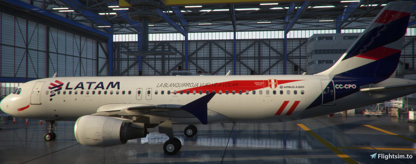 Fenix A320 LATAM CC-CPO fictional FPF for Microsoft Flight Simulator | MSFS