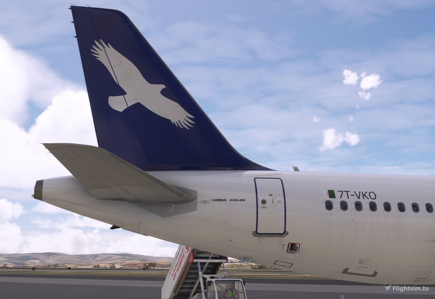 Khalifa Airways A320-211 [7T-VKO] / FENIX A320 V2 CFM (4K/8K) for Microsoft Flight Simulator | MSFS