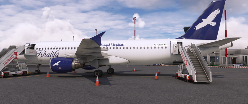 Khalifa Airways A320-211 [7T-VKO] / FENIX A320 V2 CFM (4K/8K) for Microsoft Flight Simulator | MSFS