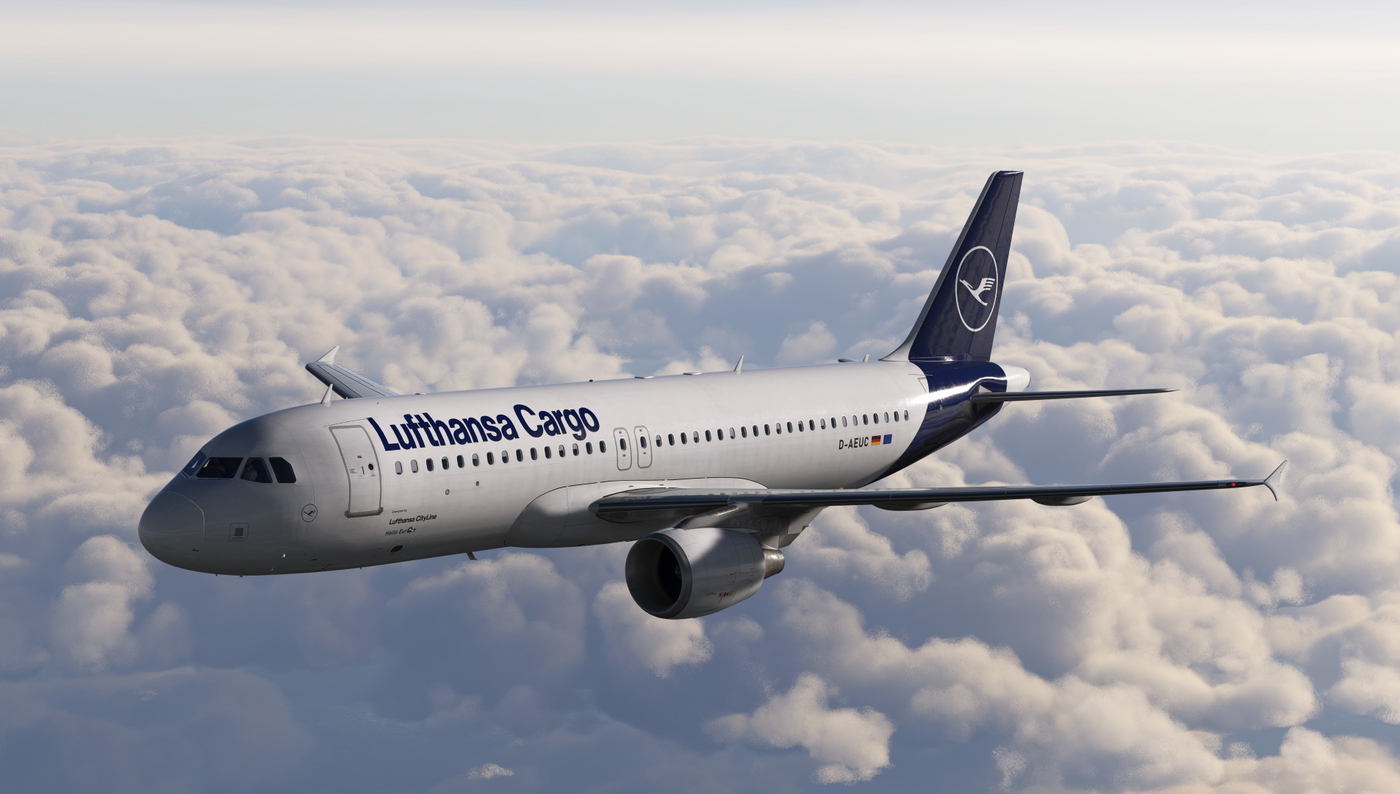 Fenix A320 Lufthansa Cargo (D-AEUC) Livery 对于 Microsoft Flight ...