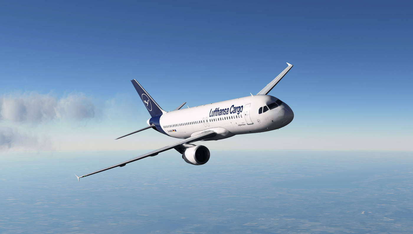 Fenix A320 Lufthansa Cargo (D-AEUC) Livery 对于 Microsoft Flight ...