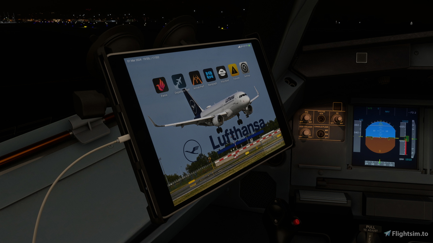 Fenix A320 Lufthansa EFB for Microsoft Flight Simulator | MSFS