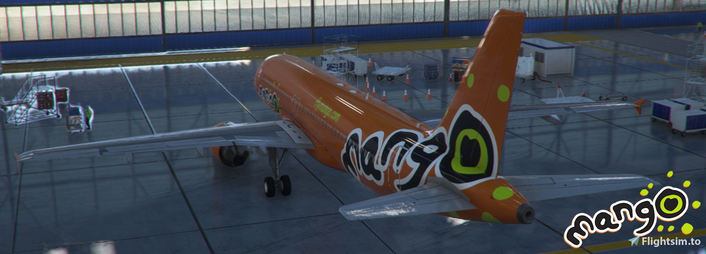 Fenix A320 Mango Airlines ZS-ATT for Microsoft Flight Simulator | MSFS