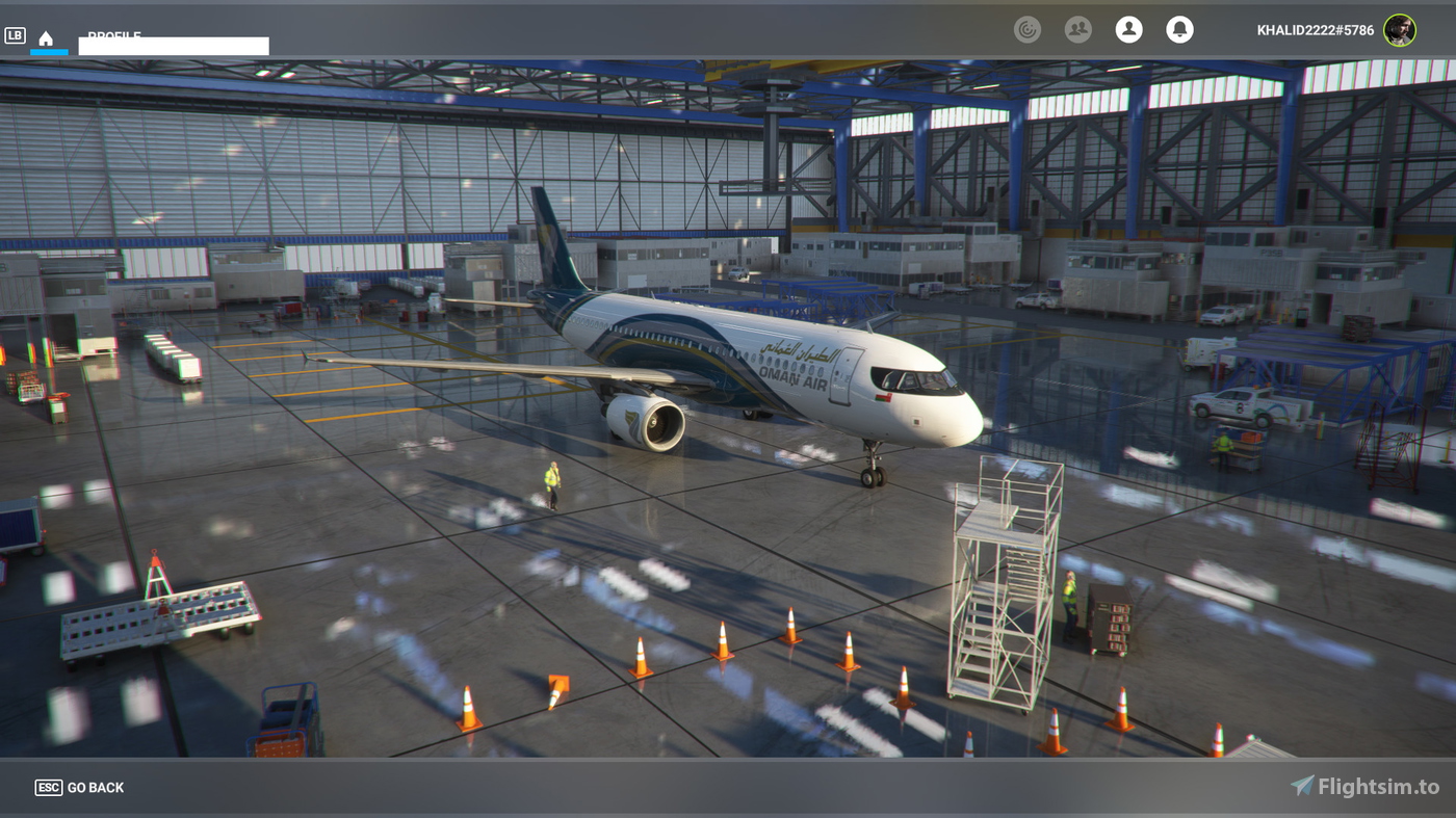 Fenix A320 Omanair Livery 8K for Microsoft Flight Simulator | MSFS