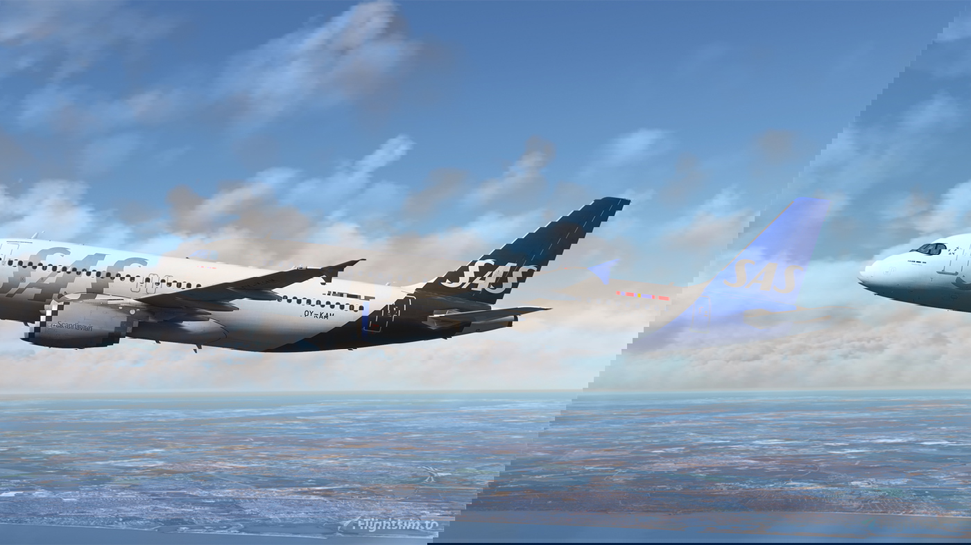 MSFS 2024 Fenix A320 WF Scandinavian Airlines (SAS) 2019 (OY-KAM) CFM ...
