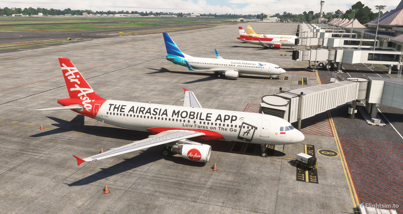 FENIX A320 V2 - CFM | Indonesia AirAsia Mobile App | PK-AZU for ...