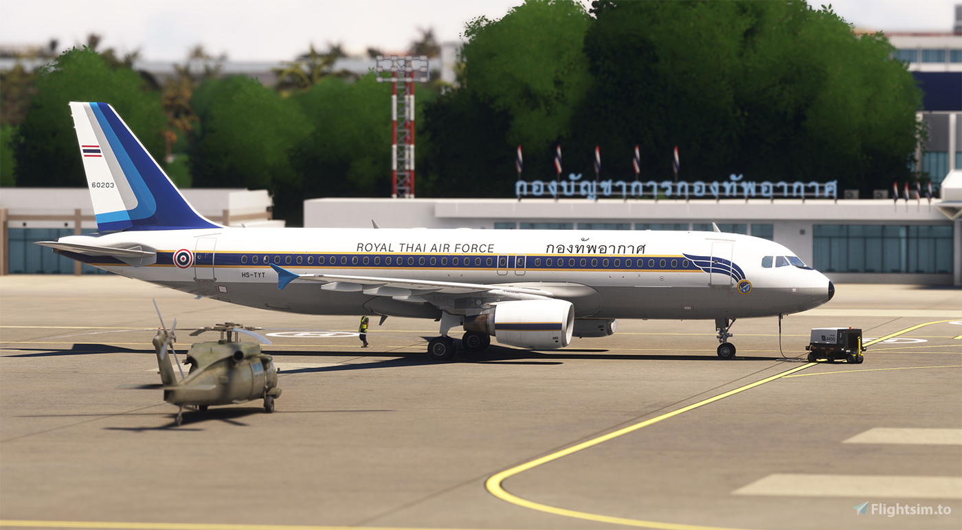 FENIX A320 V2 - CFM | Royal Thai Air Force | HS-TYT for Microsoft ...